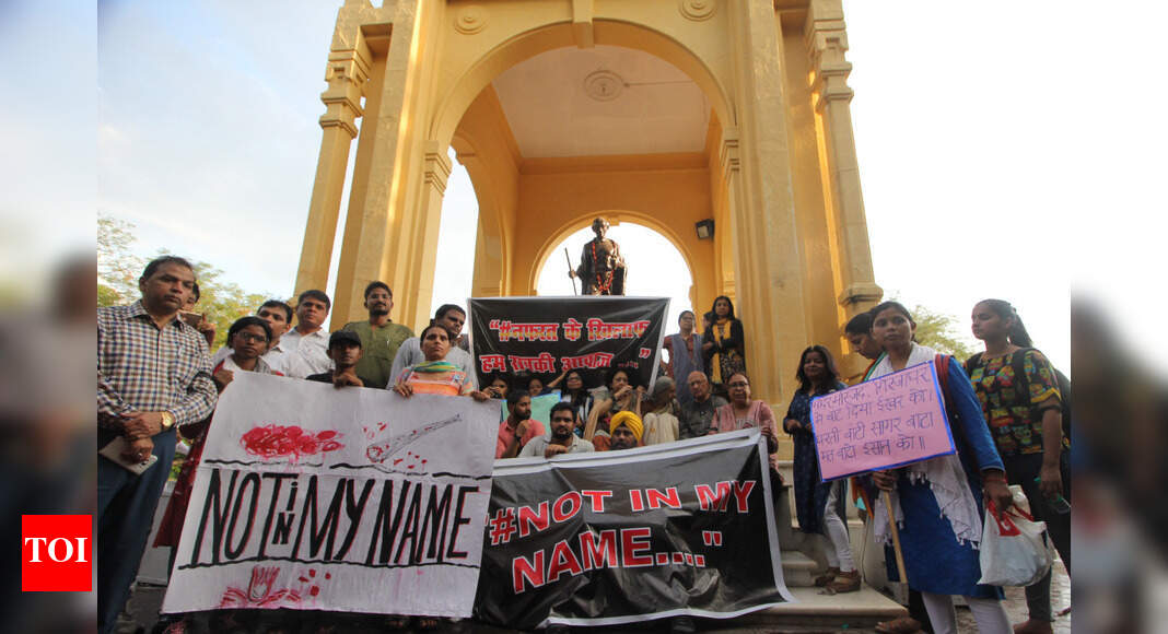 Not In My Name: Hundreds gather in 'Not in my name' protest | Lucknow ...