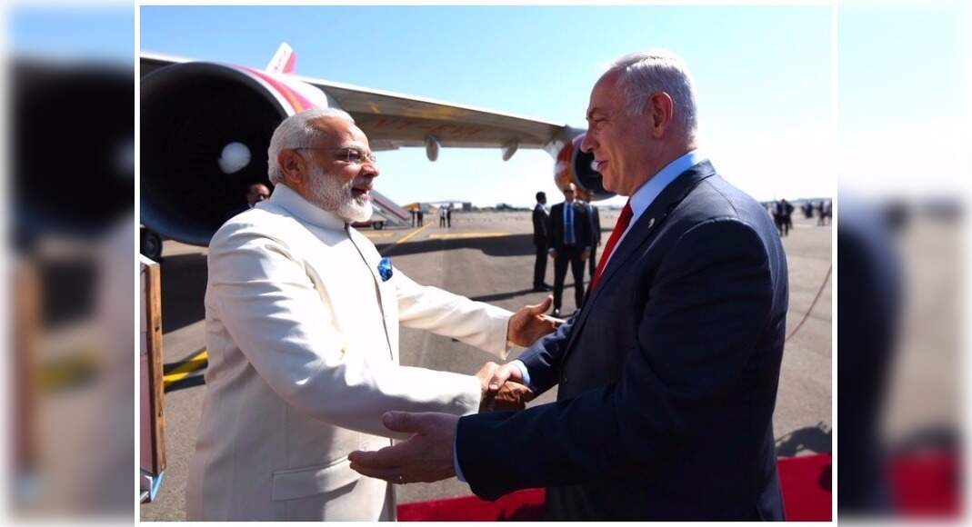 Twitterati's meme Modi and Netanyahu's beach pictures - Misskyra.com