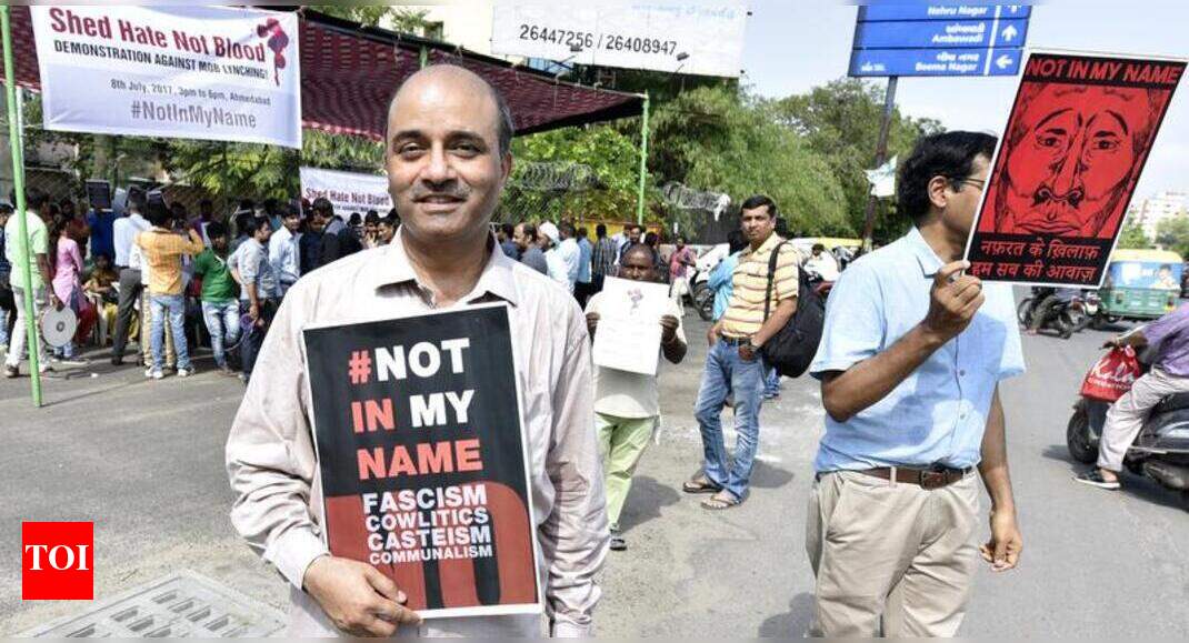 ‘Not in My Name’ protest organized against lynchings | Ahmedabad News ...