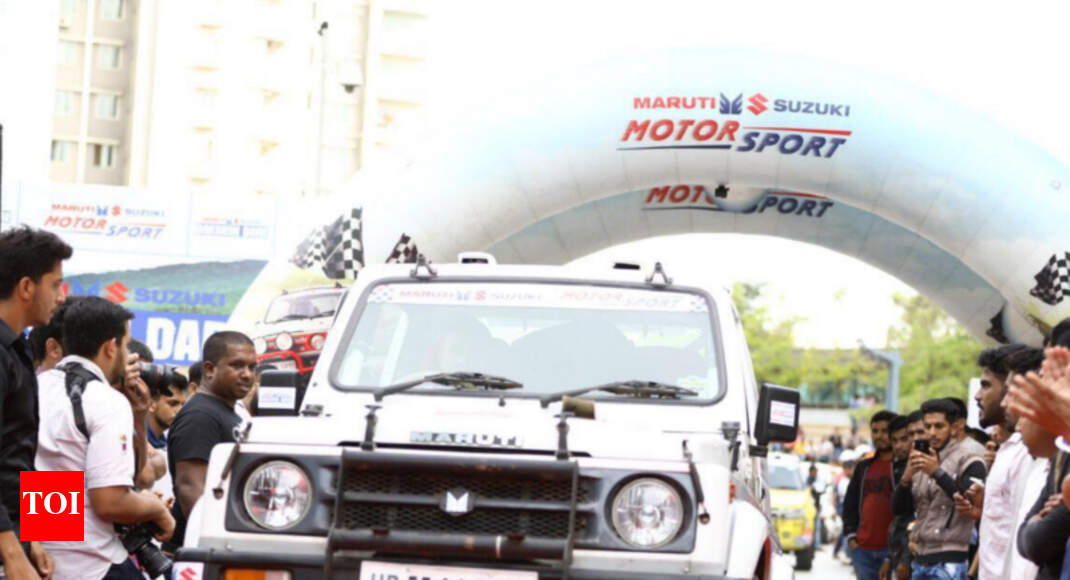 maruti: Over 180 rallyists flagged off from Bengaluru - Times of India