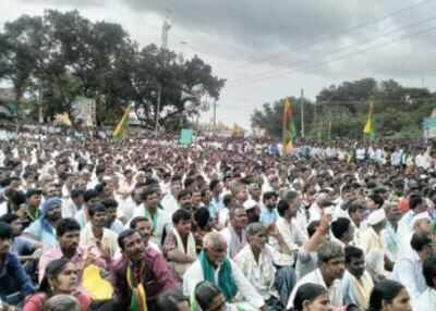 Farmers Protest: Navalgund's Padesur village leads the way | Hubballi ...