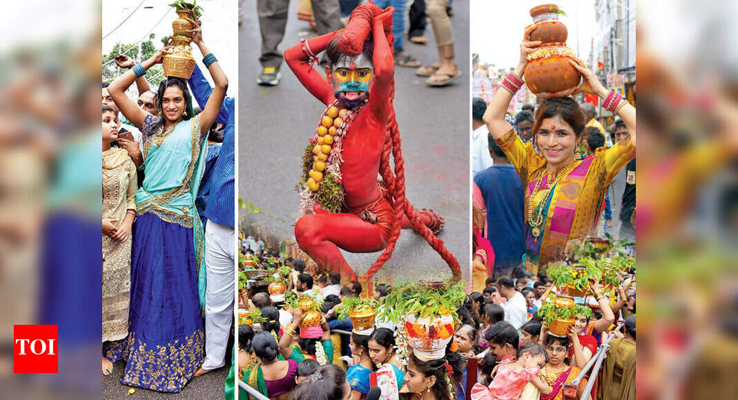 Bonalu: Bonalu festivities draw to a close as thousands take to the ...
