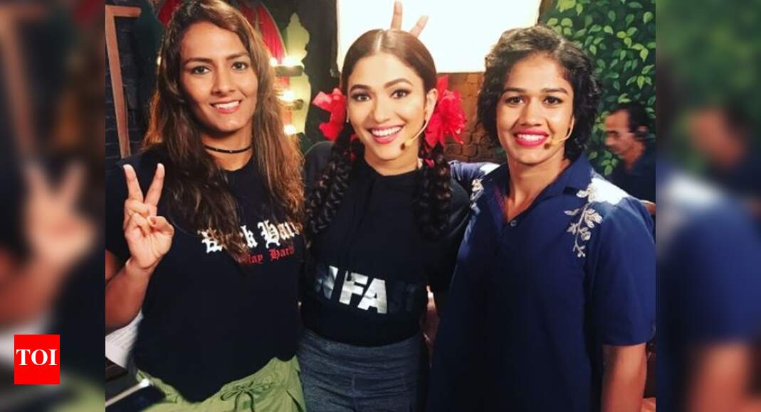 Phogat sisters grace the sets of The Drama Company with their presence ...