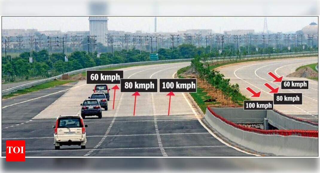 Speed Lanes At Yamuna Expressway: Yamuna e-way to mark speed lanes ...