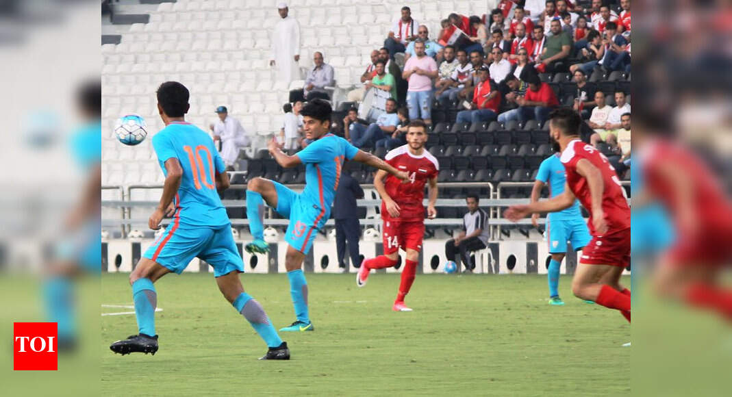 India V Syria: 2018 AFC U-23 Championship qualifying: India lose to Syria in opener | Football ...