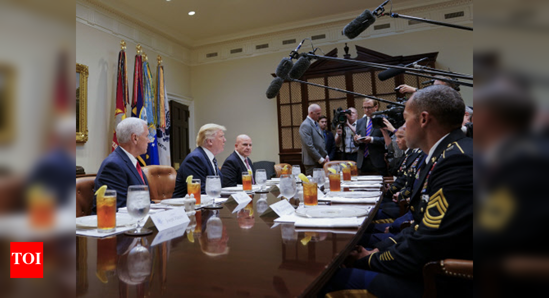 Islamic State falling 'very fast': Donald Trump at Pentagon - Times of ...