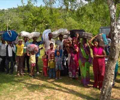 Fearing dacoit, Chitrakoot families migrate | Bhopal News - Times of India