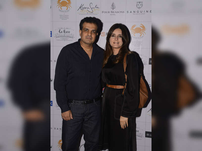 Simone Arora with husband Ajay Arora during the 'A Taste Of Heaven ...