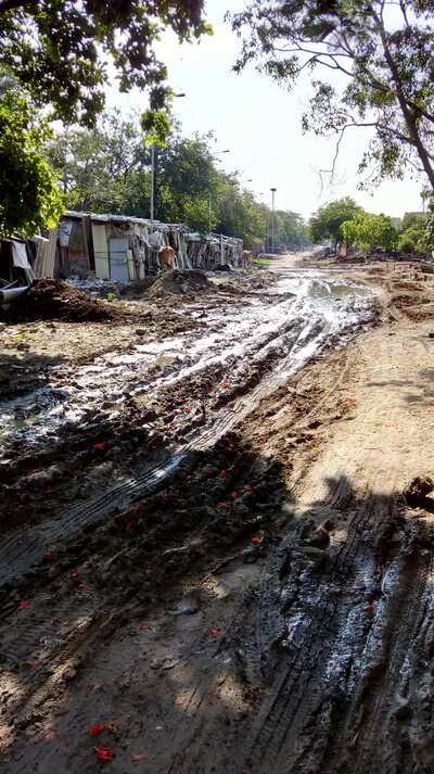 Filthy Road and encroachment - Times of India