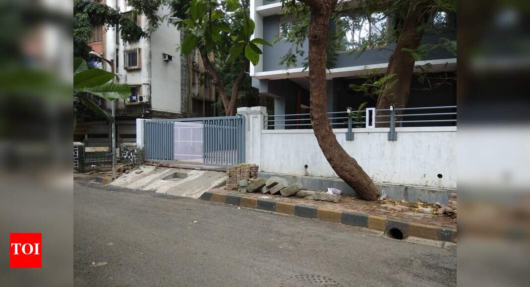 Ramp built on pavement - Times of India