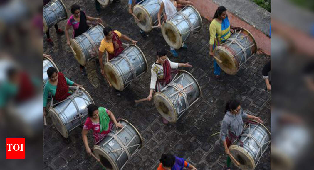 Women dhol players just beat it for thrills | Pune News - Times of India