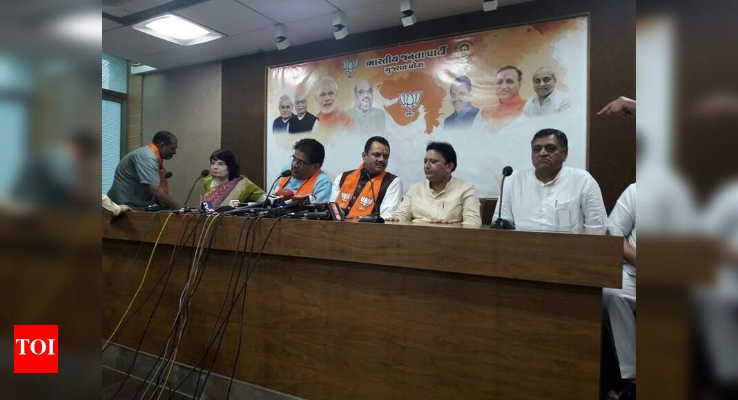 Gujarat Congress: Three Congress MLAs join BJP in Gujarat | India News ...