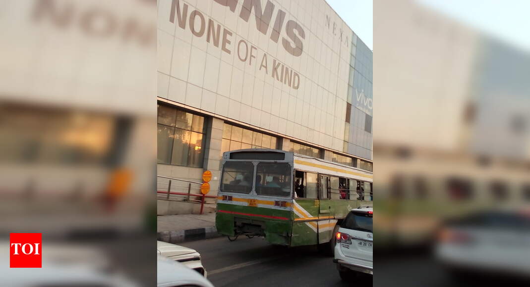 Rundown DTC bus - Times of India