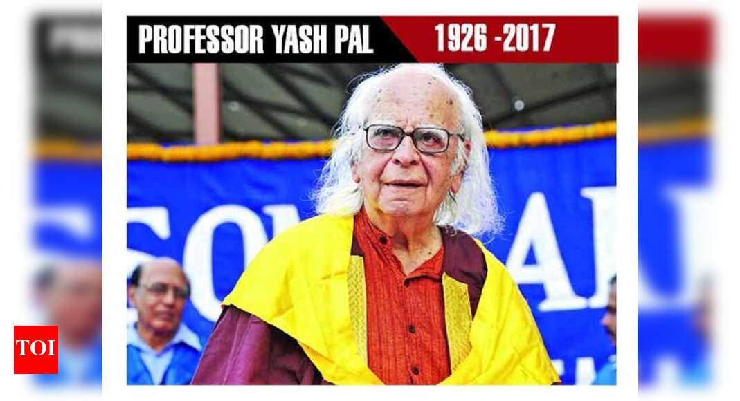 Late Noida resident Professor Yash Pal's neighbours recall memories ...