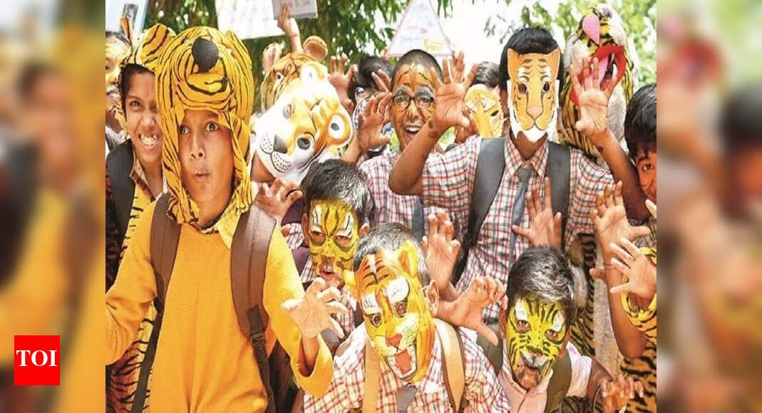 International Tiger Day: School children lead tiger conservation drive ...