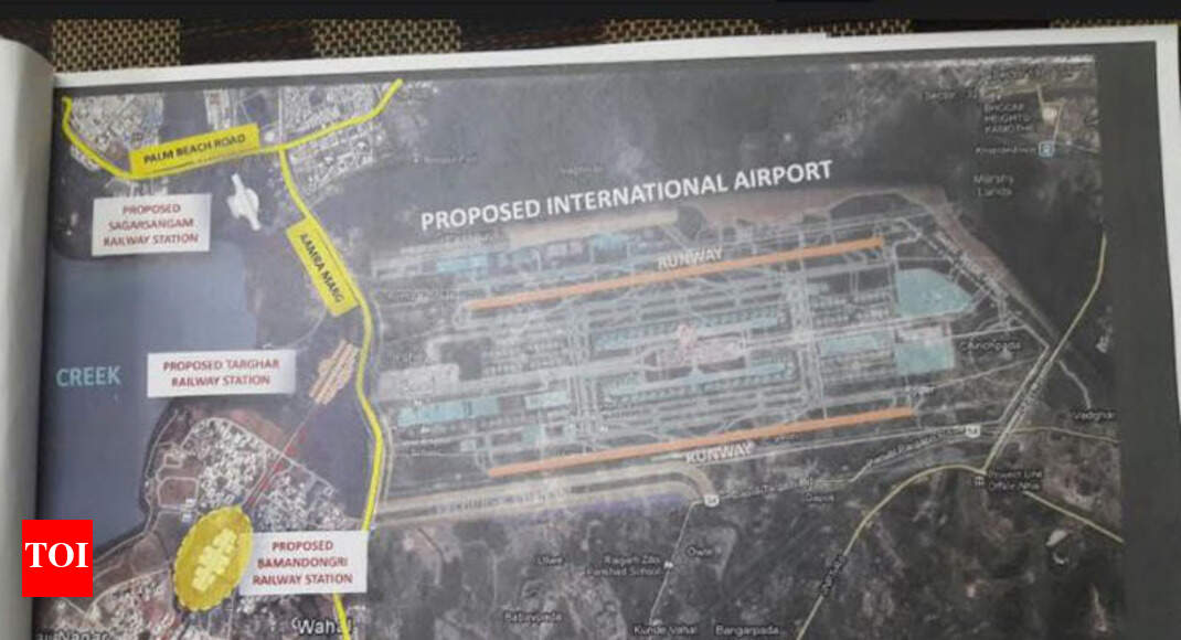 international airport: Ulwe node connectivity on Uran corridor by year ...