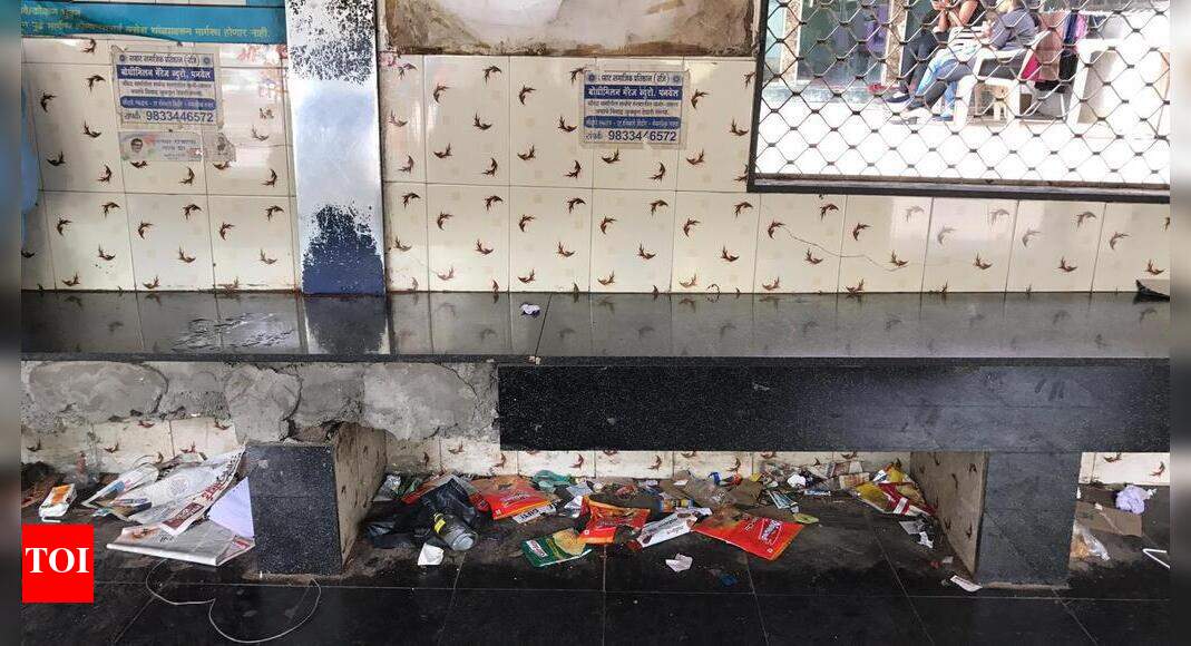 Maitri Park ST Bus stand - Garbage Stand - Times of India