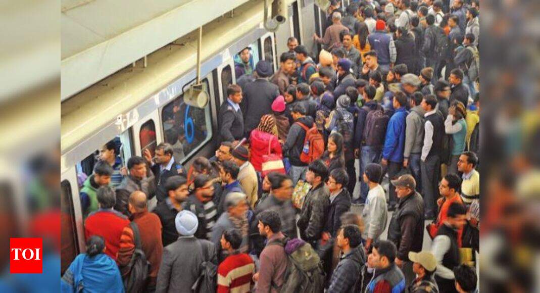 Delhi Metro Rail Corporation: Why rush at Delhi Metro stations may come ...