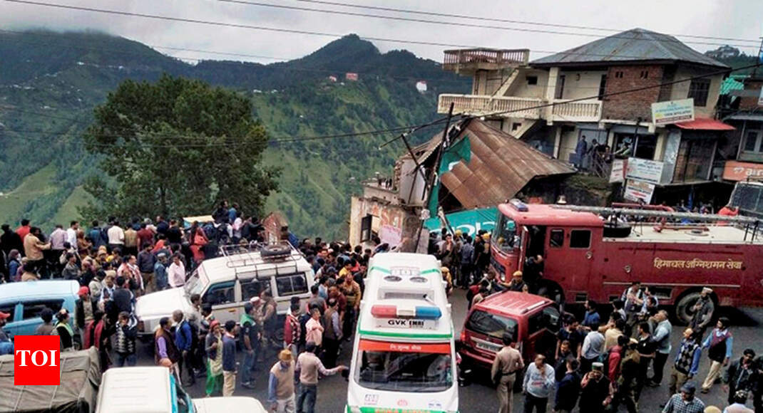 building collapse in Theog: Two buried alive, six injured as building ...