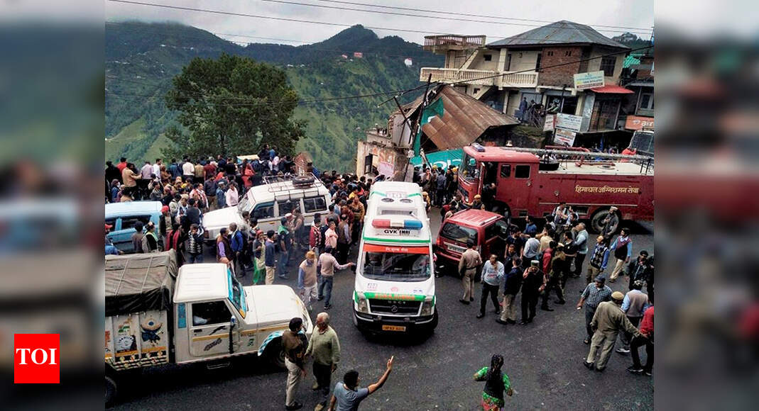 Building Collapse In Theog: Two buried alive, six injured as building ...