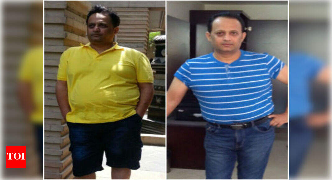 FAT BUSTER: This man lost 23 kgs for his daughter! - Times of India