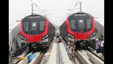 Lucknow metro begins load testing of metro trains on special steel ...