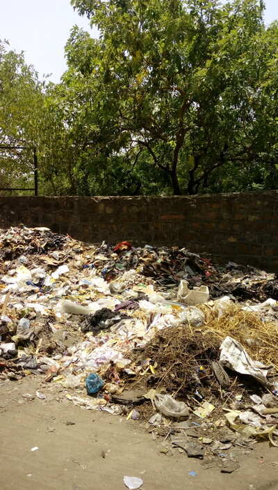 Garbage In Public Parks Times Of India