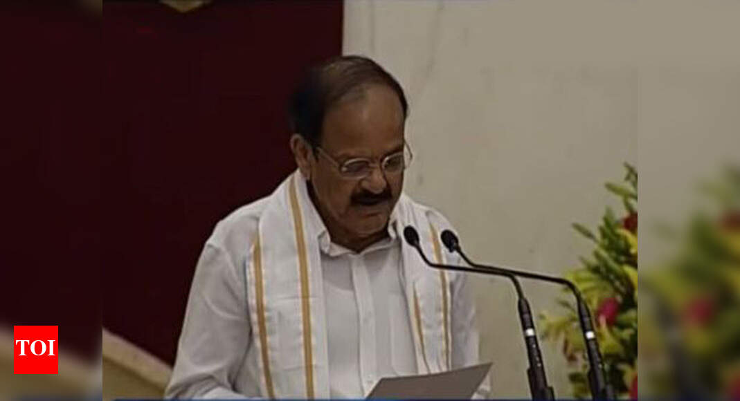 Vice President of India: Venkaiah Naidu sworn in as Vice President ...