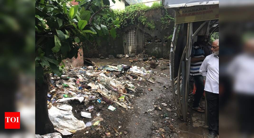 filthy walkway - Times of India