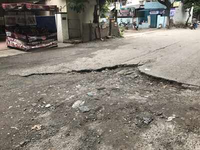 Roads in extremely bad condition, severely damage - Times of India
