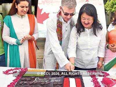 Dressed in tricolours, Canadian High Commission celebrates Independence ...