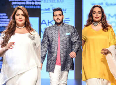 Big and beautiful: Plus-sized models rock the Indian ramp - Times of India