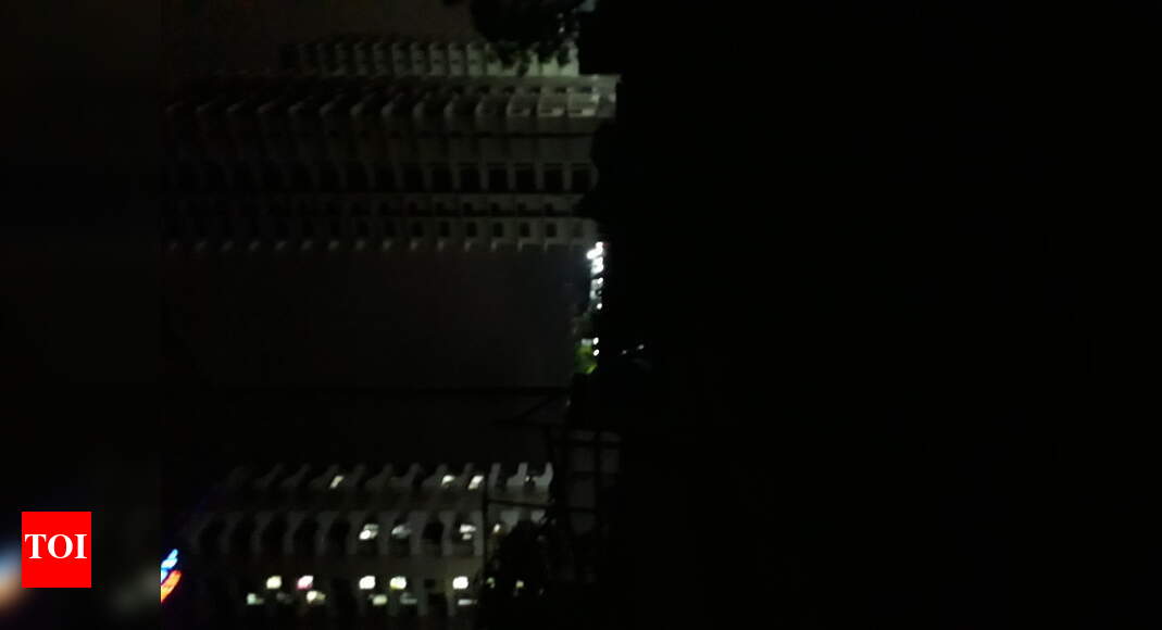 no street lights and proper road - Times of India