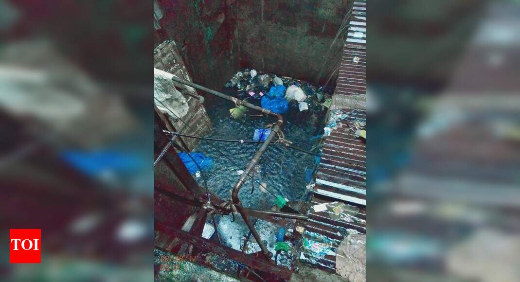 a compound in drainage or a drainage in compound - Times of India