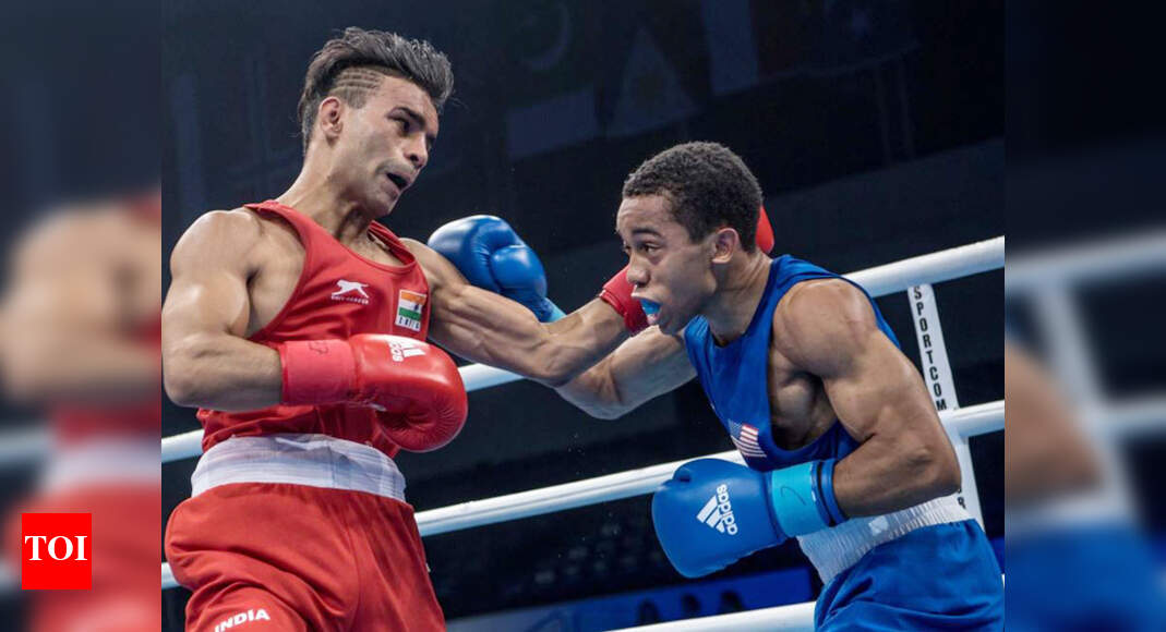 Gaurav Bidhuri: World Boxing Championship: Gaurav Bidhuri settles for ...