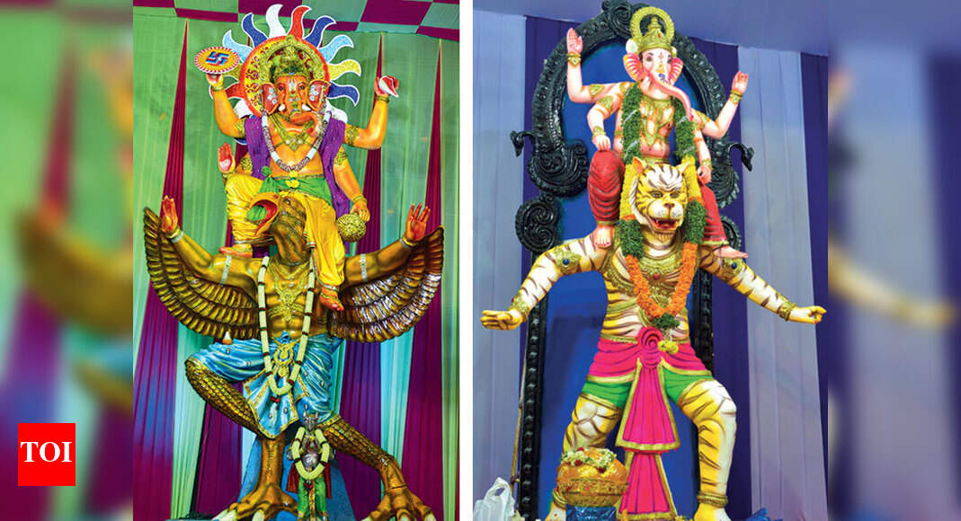 Begum Bazaar Ganeshas score high on quirk-o-meter | Hyderabad News ...