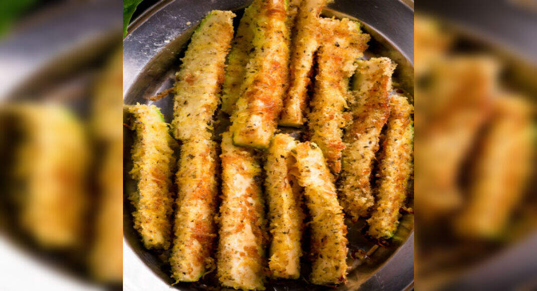 Zucchini Sticks Recipe: How to Make Zucchini Sticks Recipe | Homemade ...