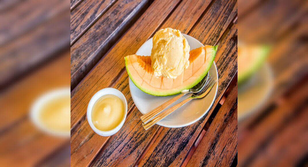 Muskmelon Ice Cream Recipe: How to Make Muskmelon Ice Cream Recipe ...