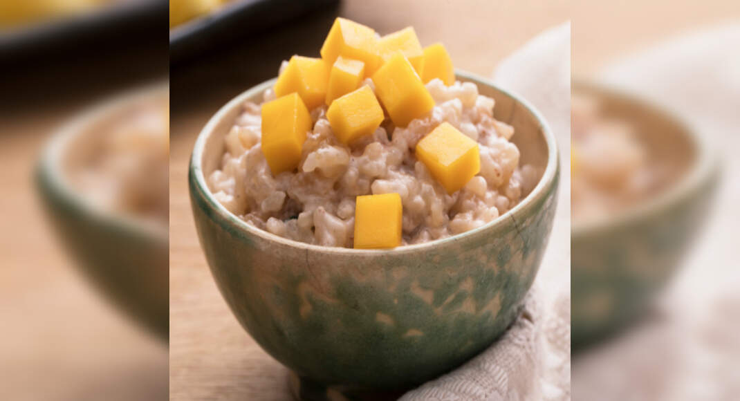 Mango Rice Pudding Recipe: How to Make Mango Rice Pudding Recipe ...