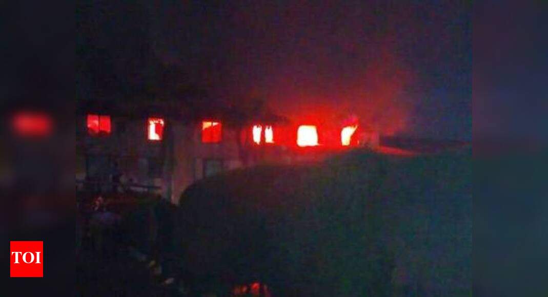 Fire chars goods in Dewas spinning factory | Indore News - Times of India