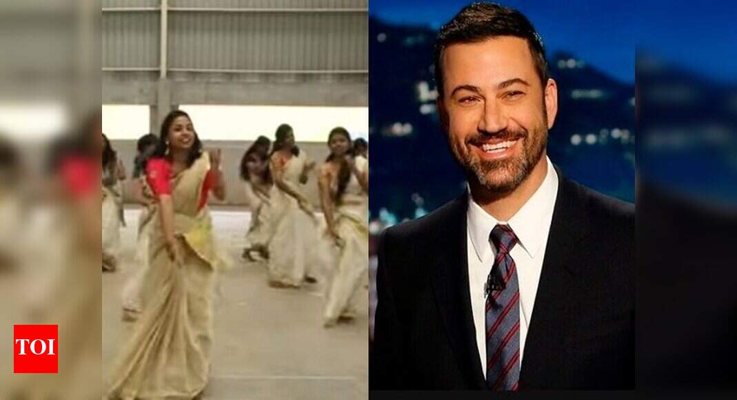 Jimikki Kammal sweeps Hollywood TV star Jimmy Kimmel off the floor ...