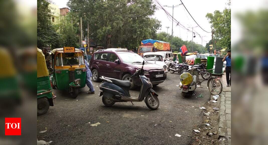 Where is road to drive and footpath to walk? - Times of India