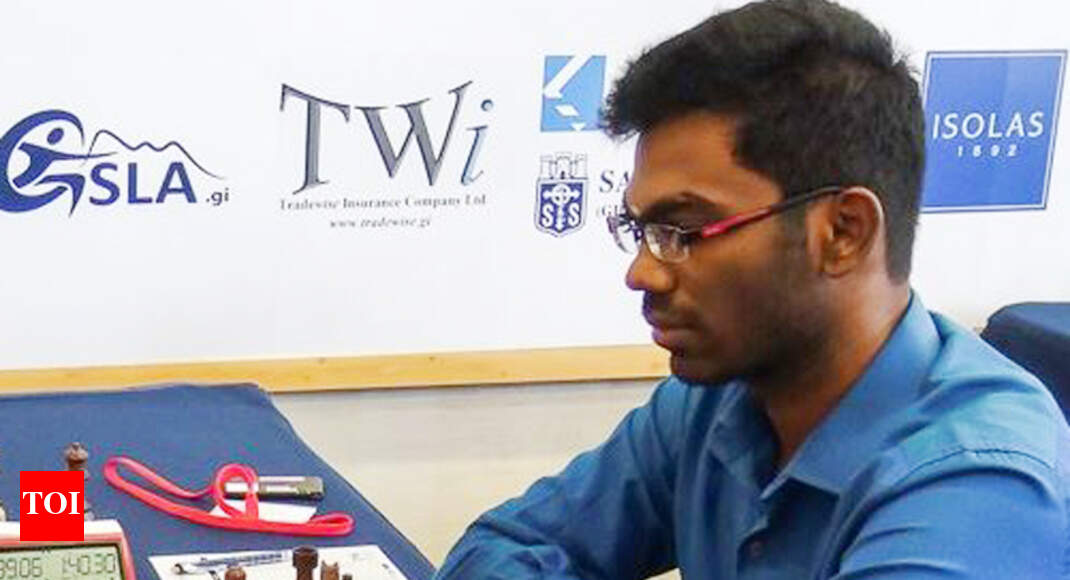 SP Sethuraman: World Chess Cup: Sethuraman holds Anish Giri | Chess ...