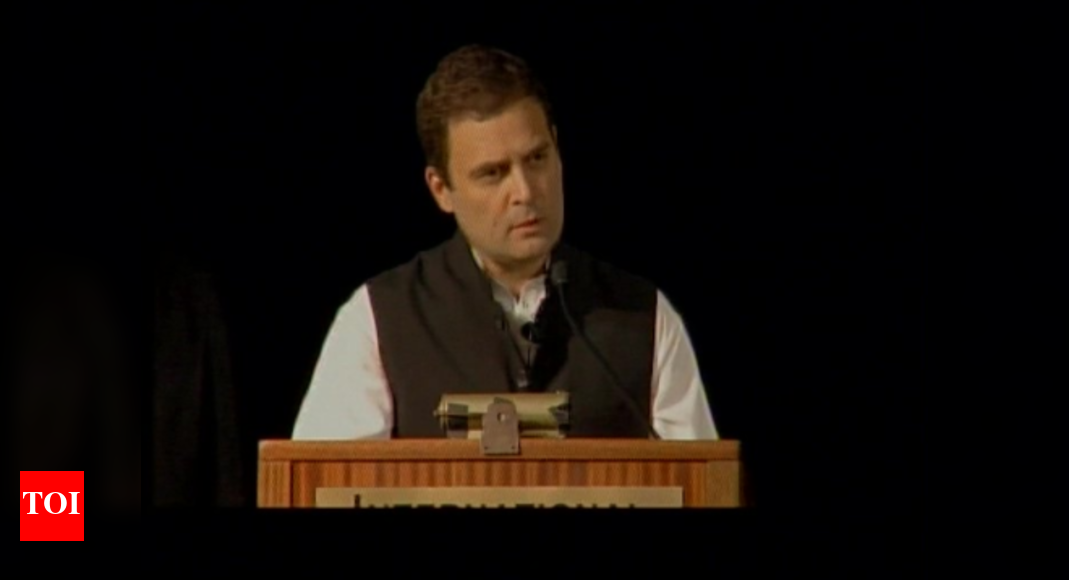 Rahul Gandhi: Rahul slams Modi at event in US, says 'violence, politics ...