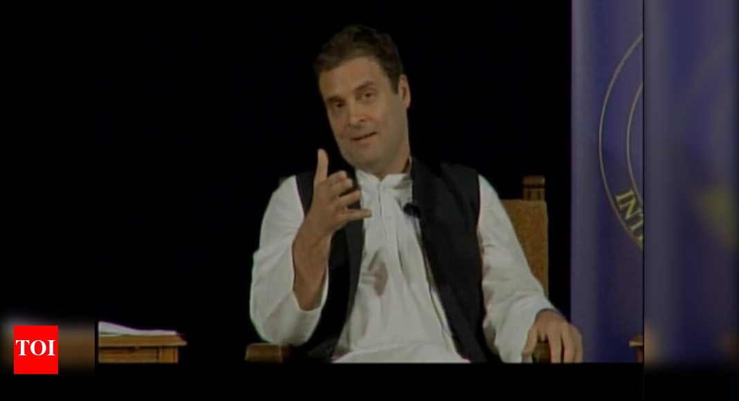 Rahul Gandhi: In US, what Rahul said about dynasty, Modi's ...