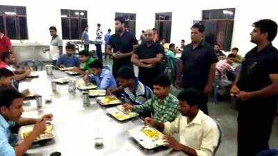 All else fails, LU gets bouncers for mess | Lucknow News - Times of India