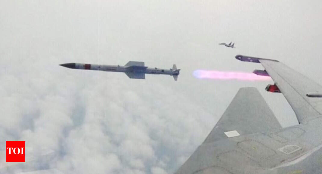 Astra missile's final development flight trials successful | India News ...