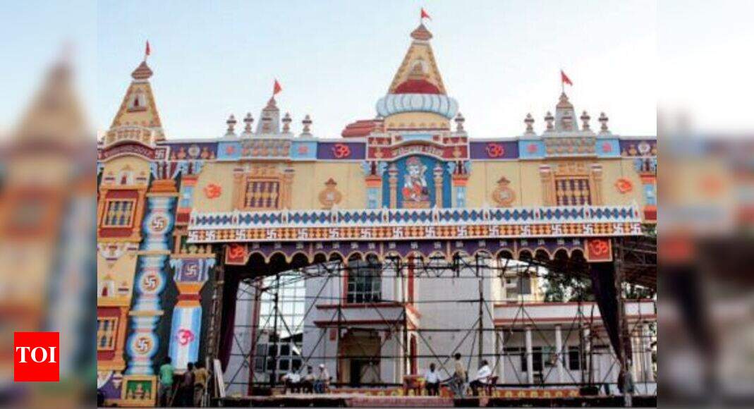Aishbagh pandal brings Yogi's temple to city | Lucknow News - Times of ...