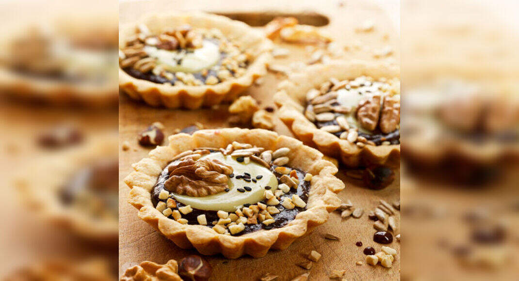 Date and Nut Tart Recipe: How to Make Date and Nut Tart Recipe ...