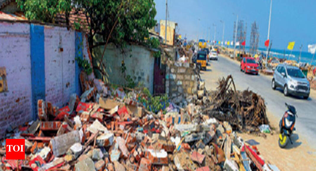 41 families to be evicted from Marina Loop Road | Chennai News - Times ...